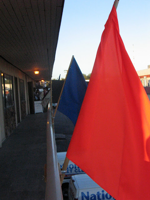 Flagging the Balcony - Xchanges Gallery and Studios